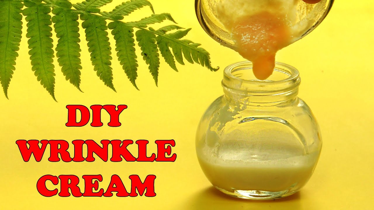 DIY WRINKLE CREAM | DIY FACE MOISTURIZER | ANTI AGING NATURAL REMEDIES ...