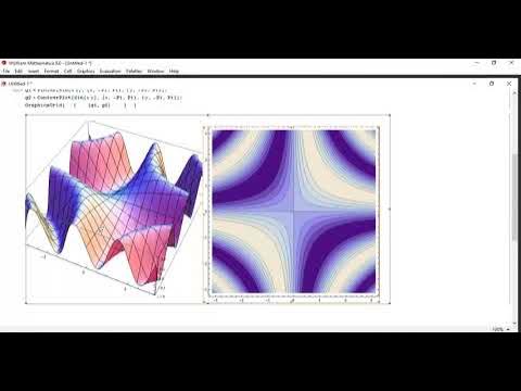 Plotting 3D graph in Mathematica with two variable, line graph, graphics grid, list plot, pie ...