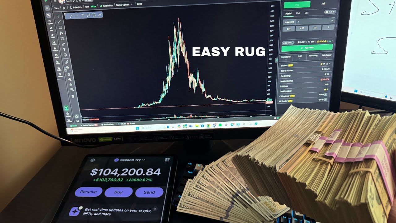 I Tried Rug Pulling Meme coins for a Week (100$ to 10,000$) - YouTube