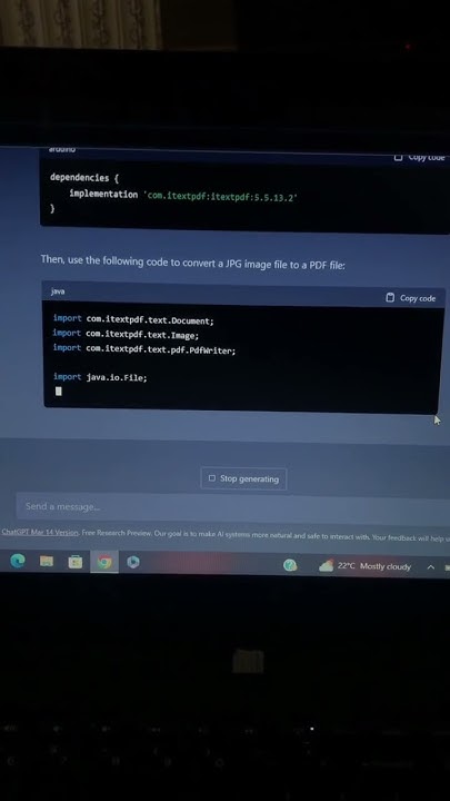 Asking Chat GPT to code an android app for me #ai #chatgpt #openai # ...