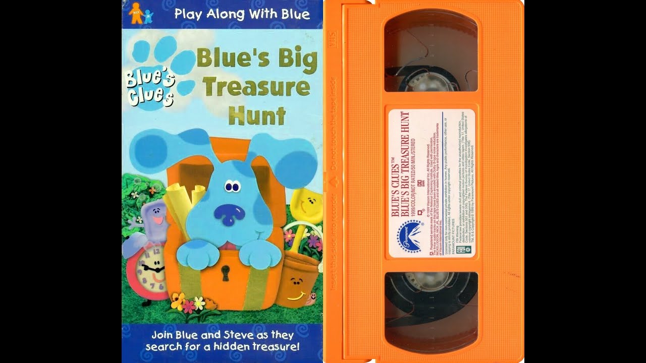 Opening to Blue's Clues - Blue's Big Treasure Hunt (US VHS; 1999) - YouTube