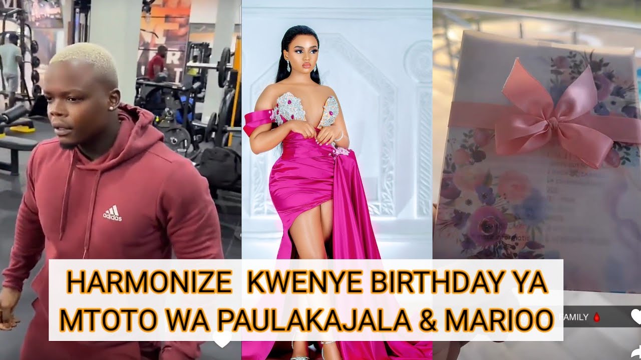 HARMONIZE AALIWA KWENYE BIRTHDAY YA MTOTO WA PAULAKAJALA NA MARIOO #zuchu #afande - YouTube