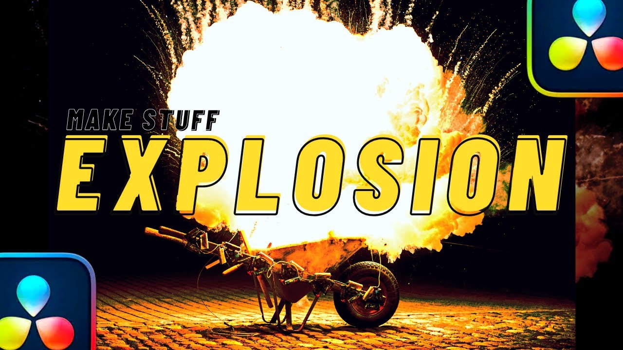 How To Make Stuff Explosion In DaVinci Resolve 18.1 Tutorial - YouTube