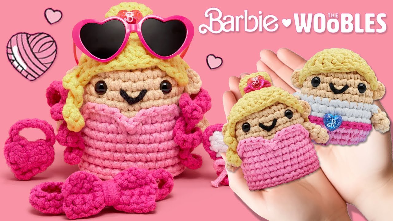 Let’s Crochet BARBIE & KEN! The Woobles X Barbie ♡ Complete Collection ...