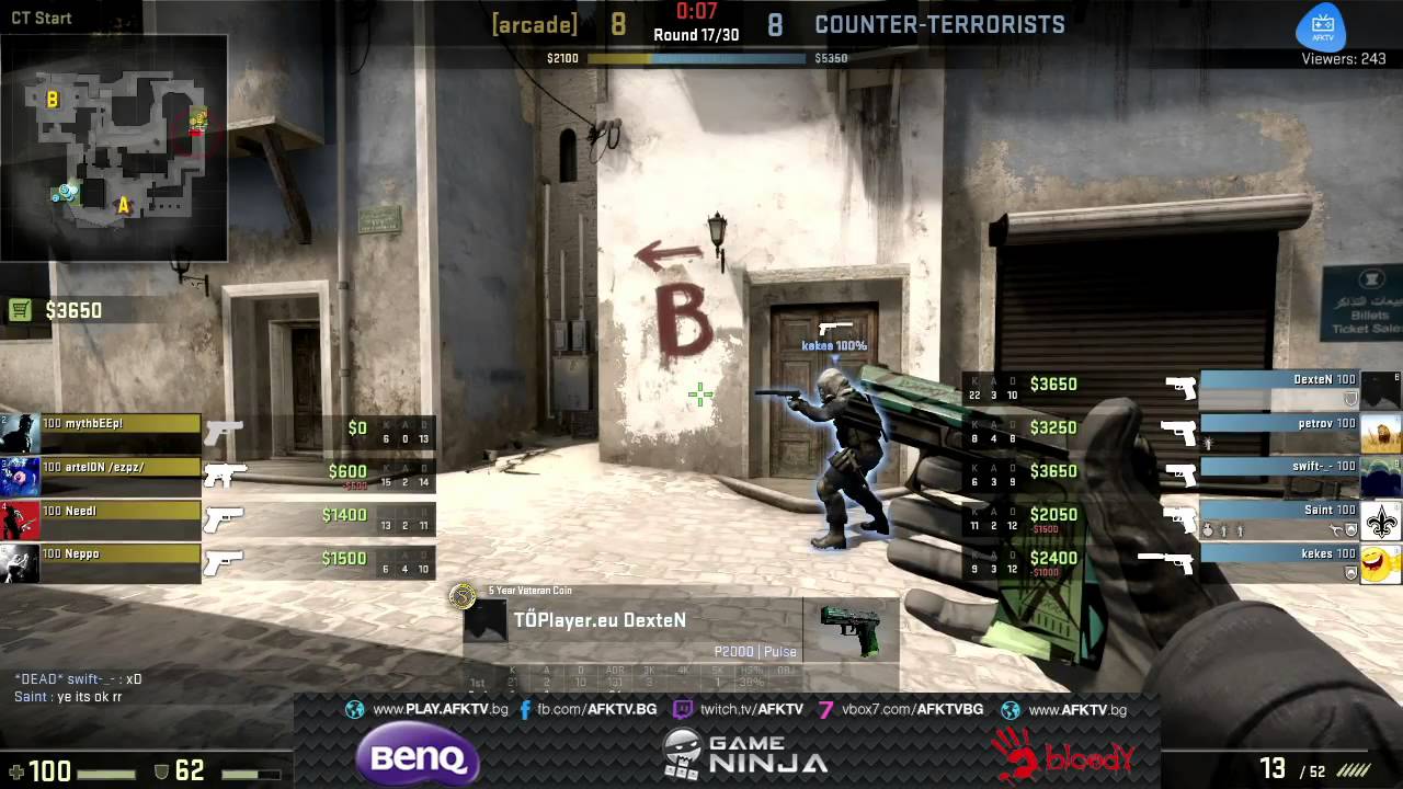 Game Ninja CS:GO #2 - Film Plus vs arcade - YouTube
