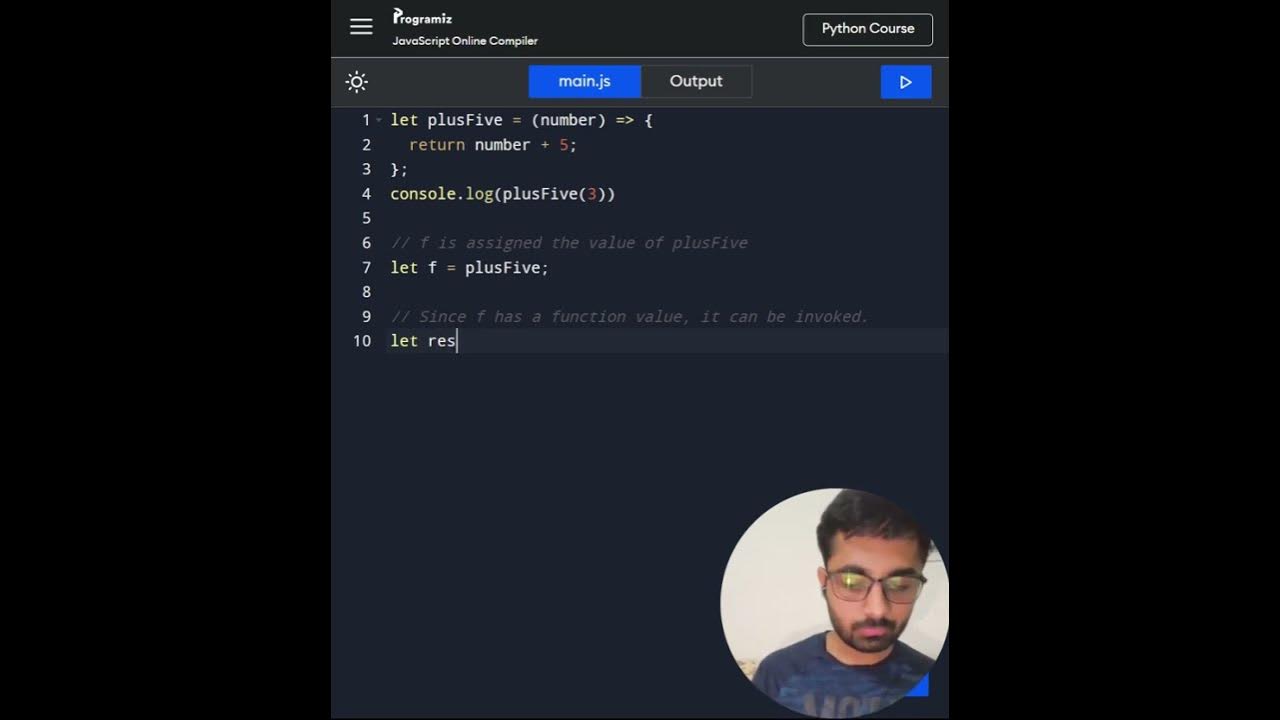 Day8assigned A Function To A Variable In Javascript 30daychallenge Day7 Webdevelopment