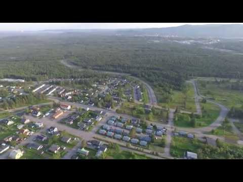 Malmberget Kilen, Malmsta och gropen ifrån luften
