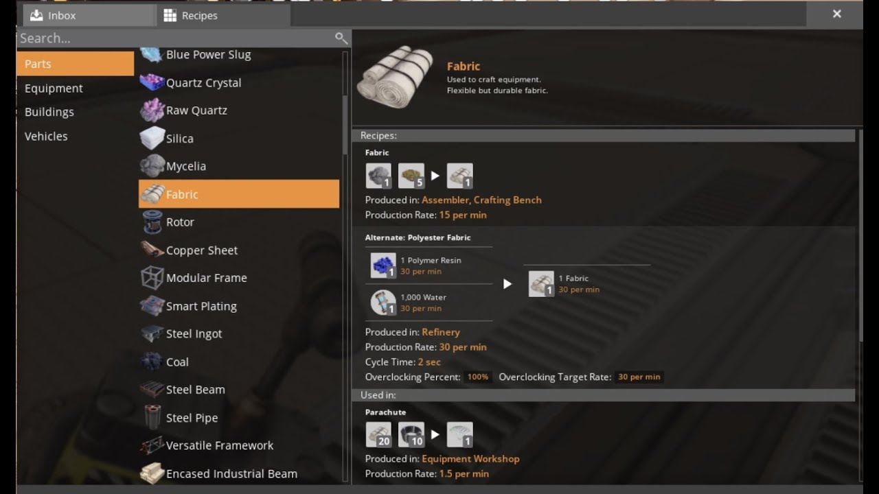 Satisfactory - 01-21-2025 - Fabric and Filters - YouTube