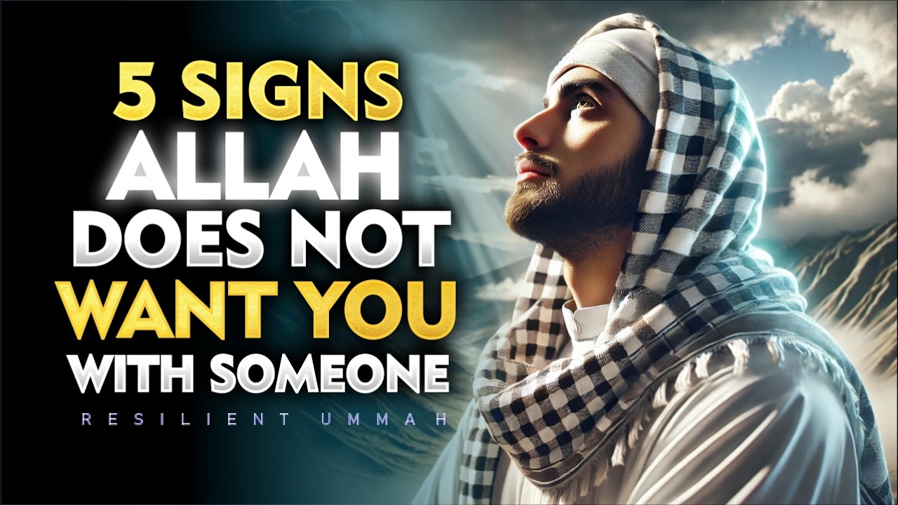5 Clear Signs Allah is Telling You to Walk Away Immediately! ISLAM ...