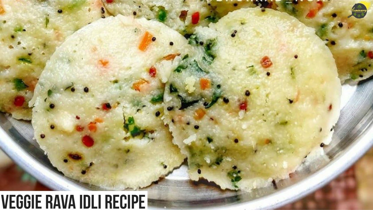 Vegetable Rava Idli Recipe | Vegetable Idli Recipe | Healthy Indian ...