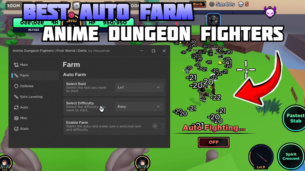 Anime Dungeon Script Fast Farm & Instant Aura Kill | Roblox Script 2024 ...