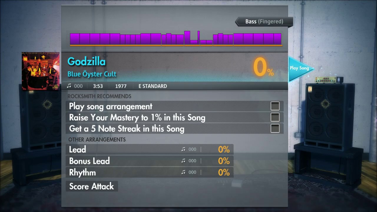 Blue Oyster Cult - Godzilla - Bass Guitar Rocksmith2014 2019 06 11 ...