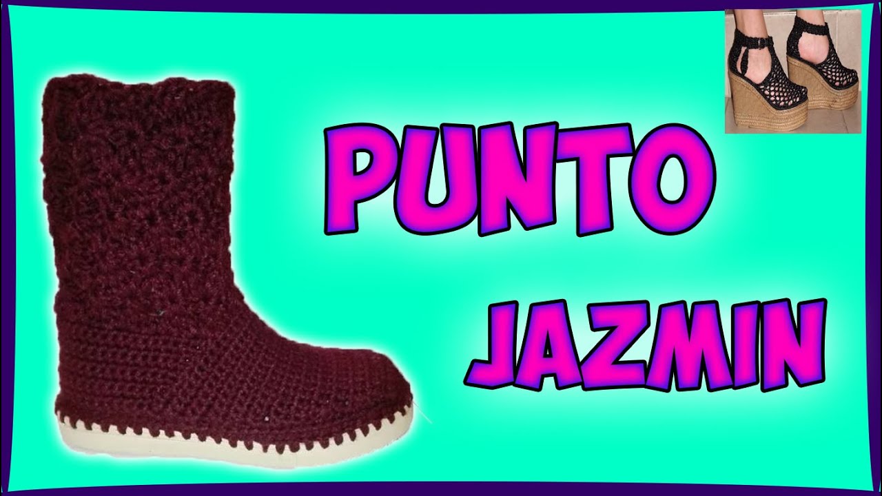 BOTAS TEJIDAS EN CROCHET SUPER FACIL SEGUNDA PARTE - YouTube