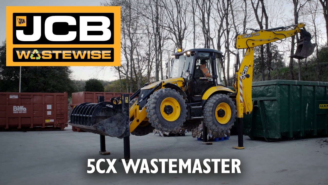 Using a JCB 5CX Wastemaster Backhoe Loader Safely in Waste and ...