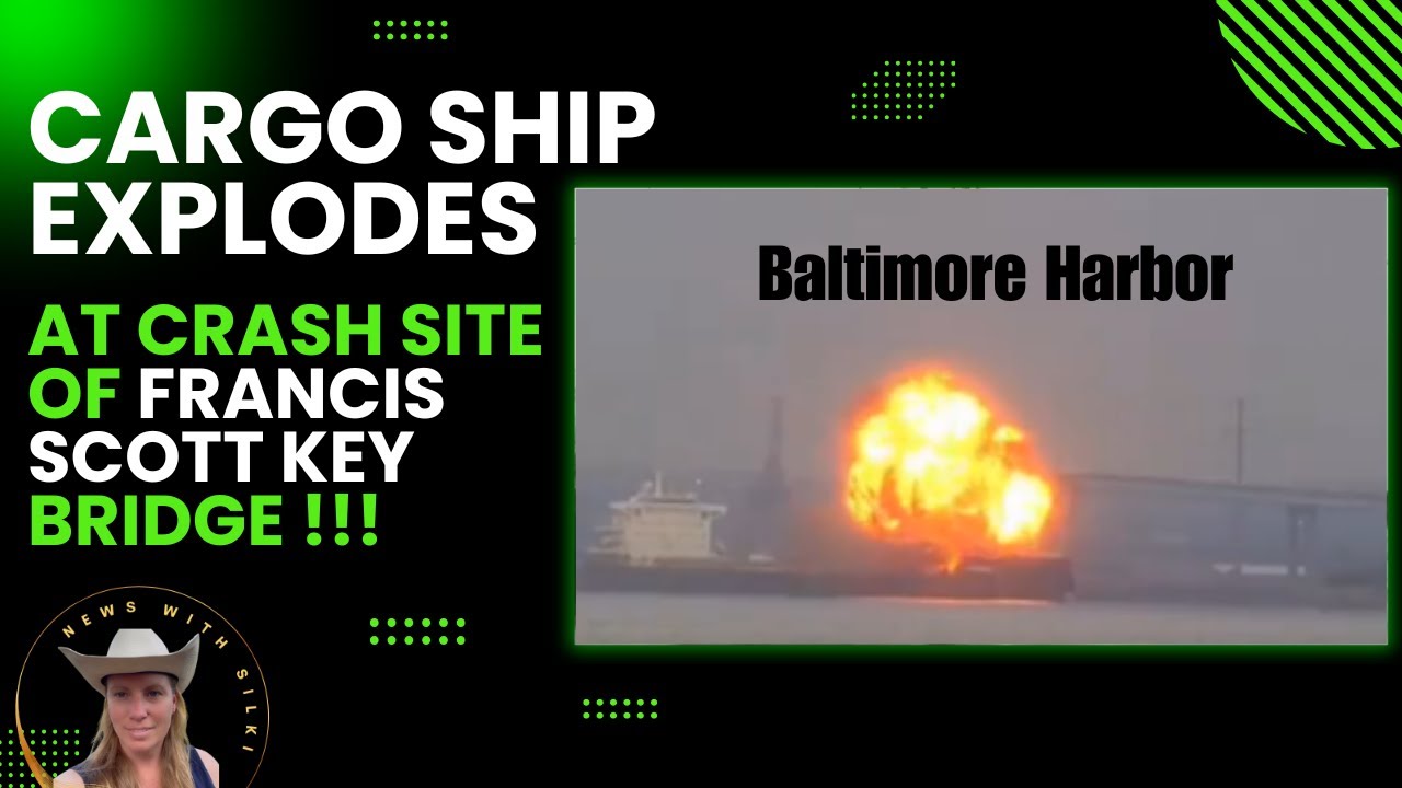 BREAKING-Cargo Ship blows up in Chesapeake Bay-Shocking video emerges ...