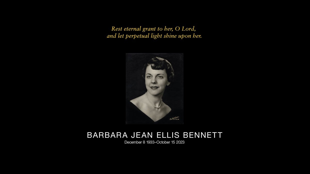 Dec. 8, 2023 | Funeral Mass for Barbara Bennett - YouTube