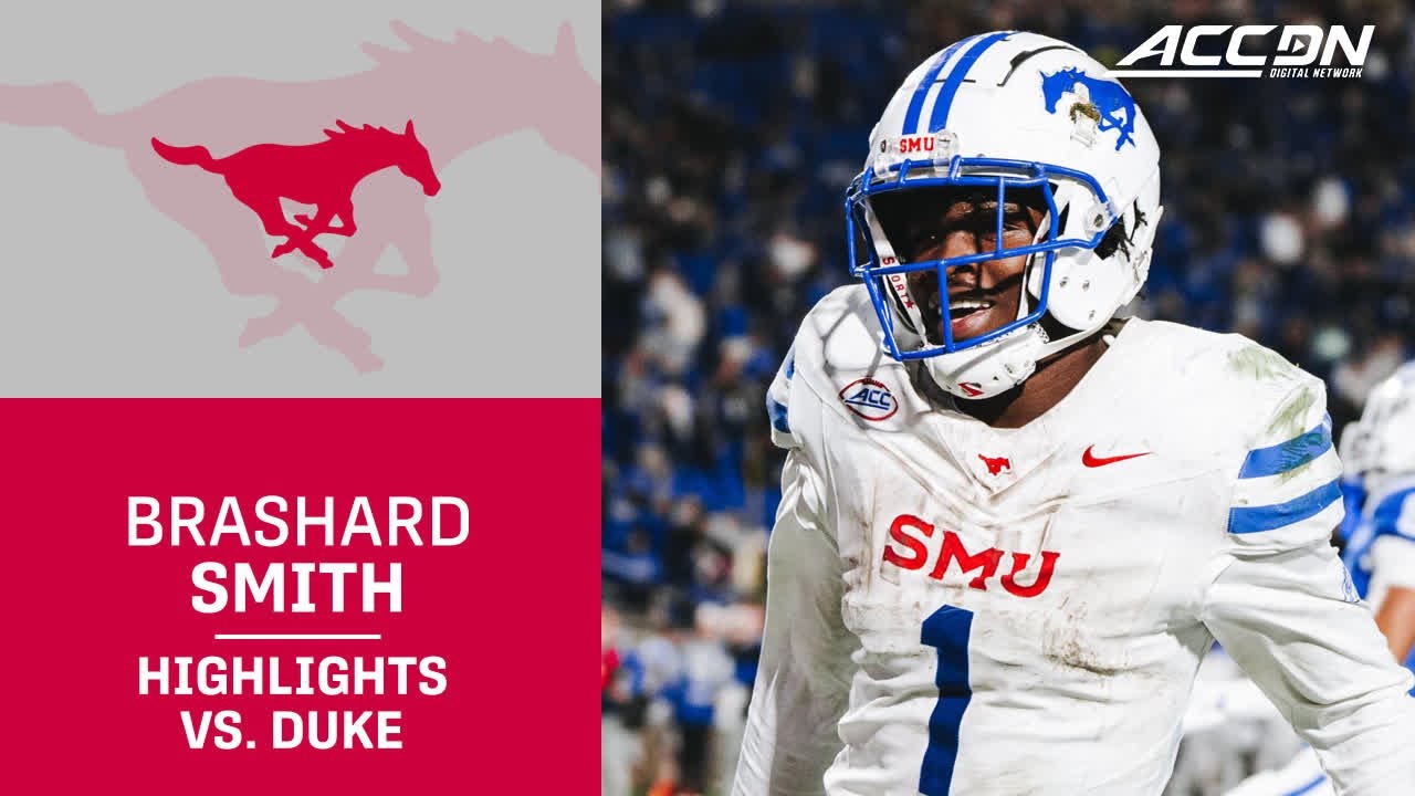 Brashard Smith Powers The Mustangs To 4-0 In ACC Play - YouTube