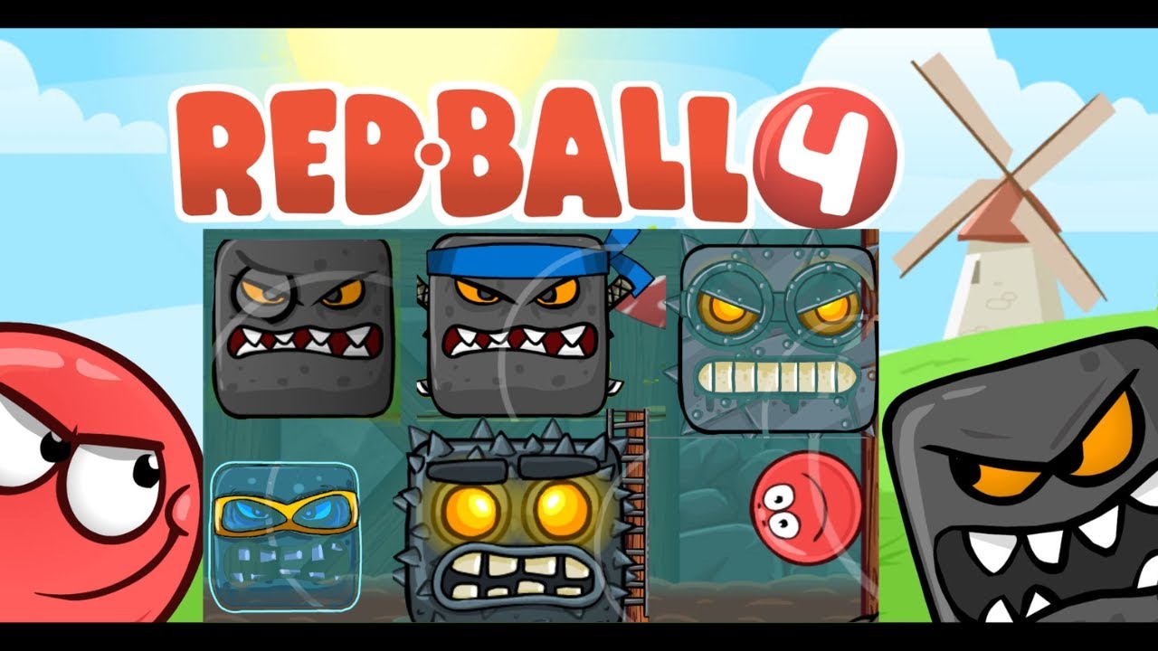 Red Ball 4 All Boss Battles - Cinematic Showdowns | MindBreaker - YouTube