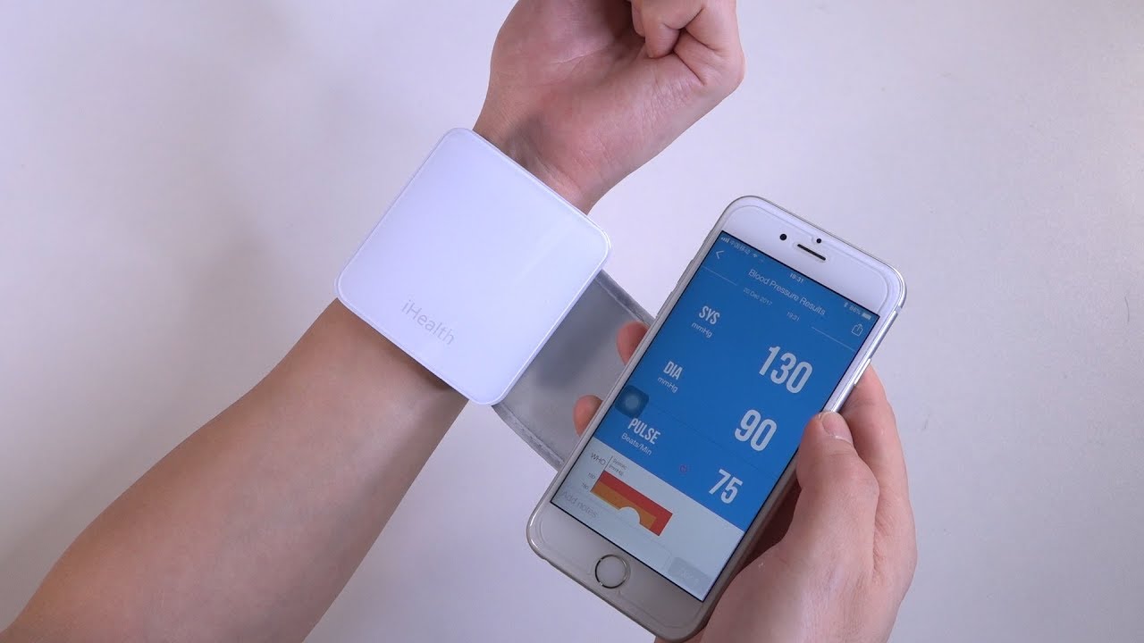 iHealth BT Automatic Blood Pressure Wrist Monitor - YouTube
