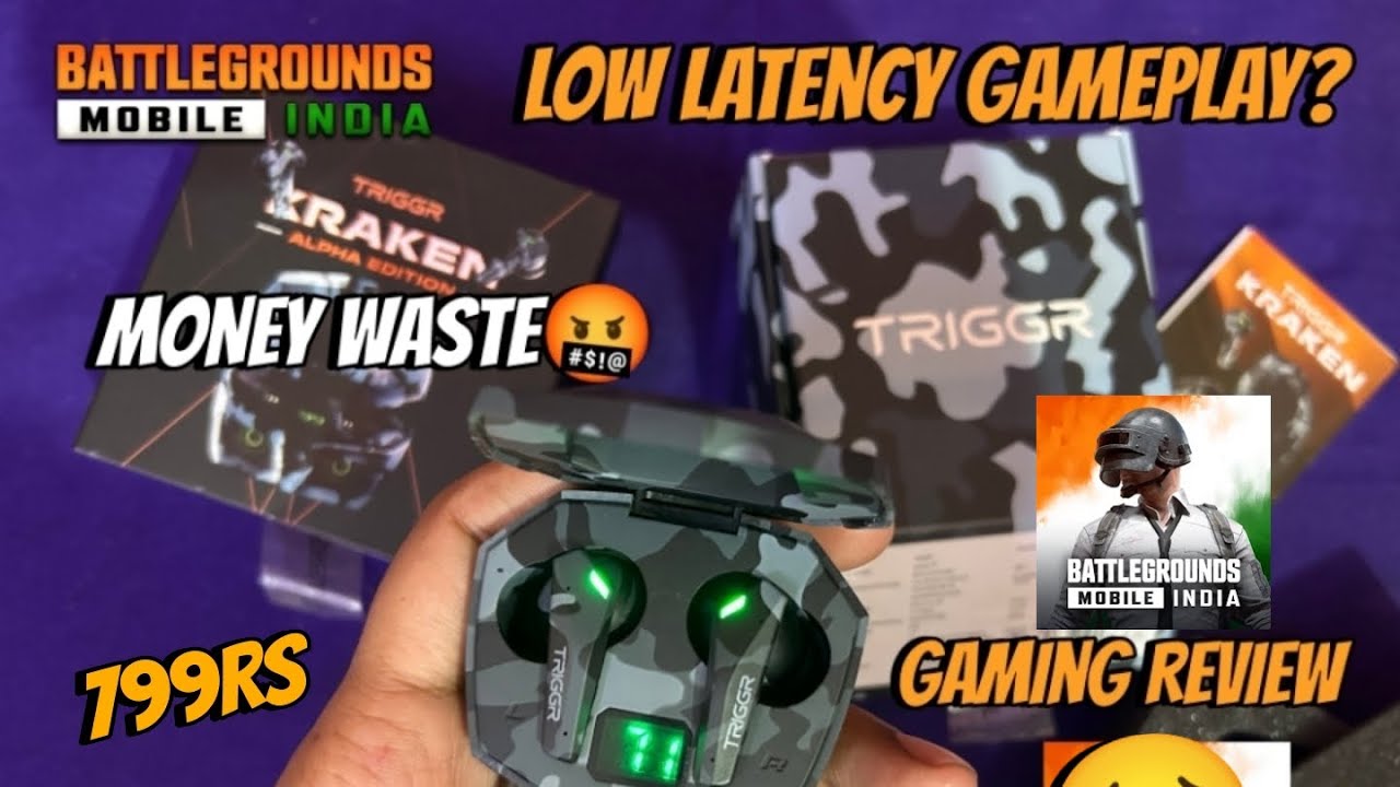 TRIGGER KRAKEN ALPHA EDITION EARBUDS | GAMING EARBUD | LATENCY CHECK ...