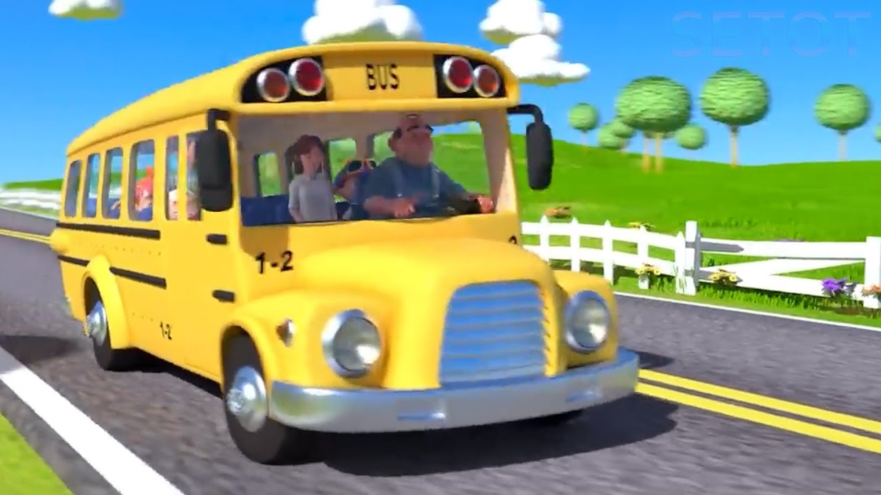 Wheels on the Bus Grease | CoComelon Nursery Rhymes & Kids Songs ...