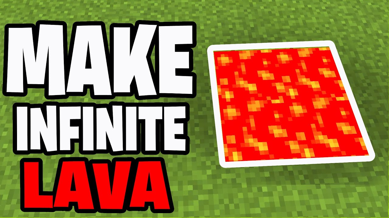 How To Make An Infinite Lava Source In Minecraft! - Java & Bedrock ...