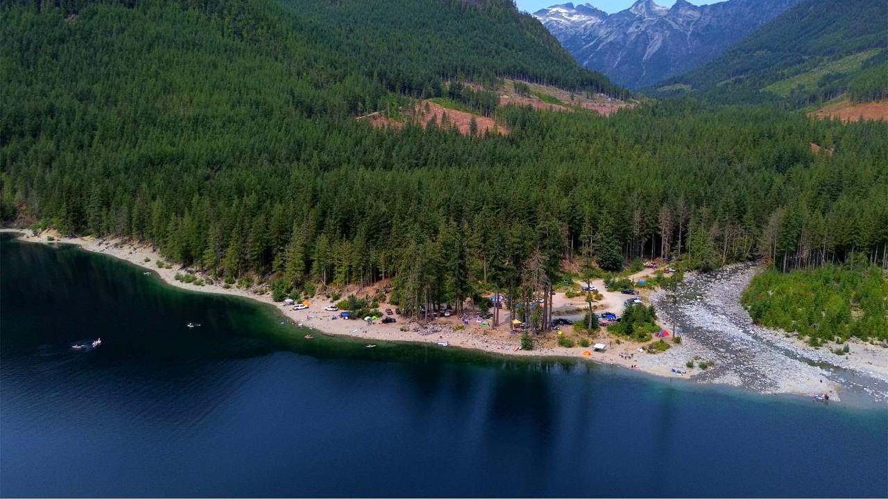 Chehalis Lake & Skwellepil Creek | Aerial Views of Crystal-Clear Waters ...