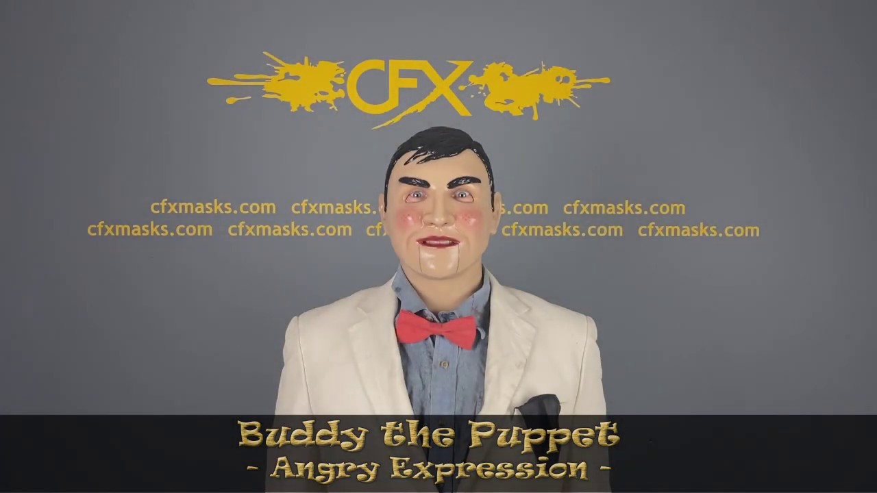 CFX Buddy the Puppet Silicone Mask Movement Video - YouTube