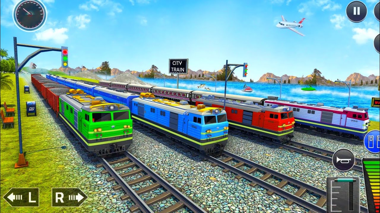 Train Racing games 3D 2 Player || android mobile Game - YouTube