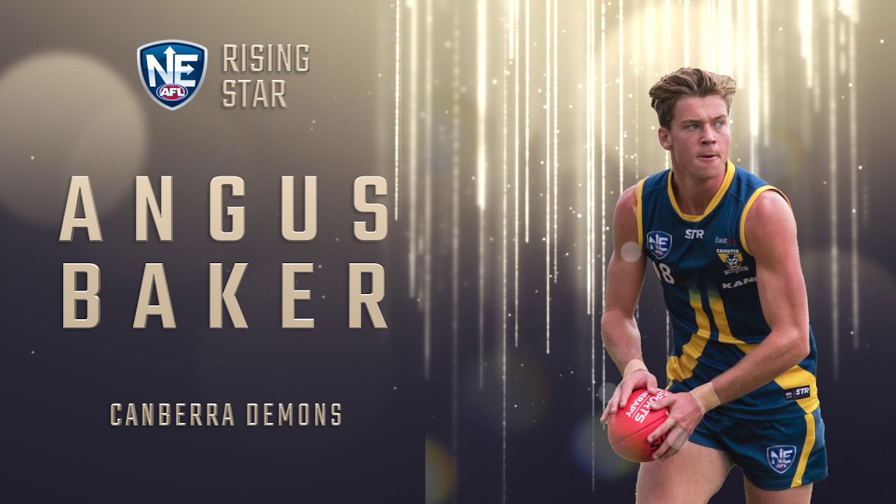 2019 NEAFL Rising Star - Angus Baker - YouTube