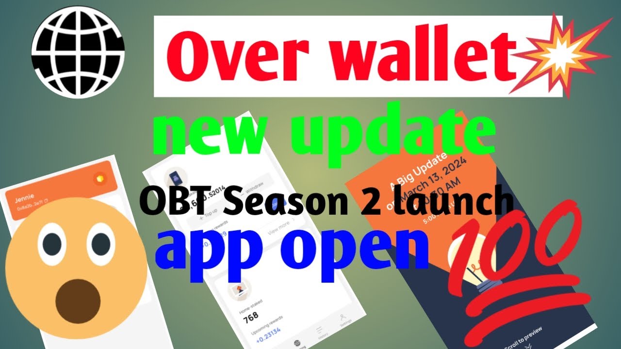 Over wallet new update | OBT Season 2 launch new update | over wallet ...