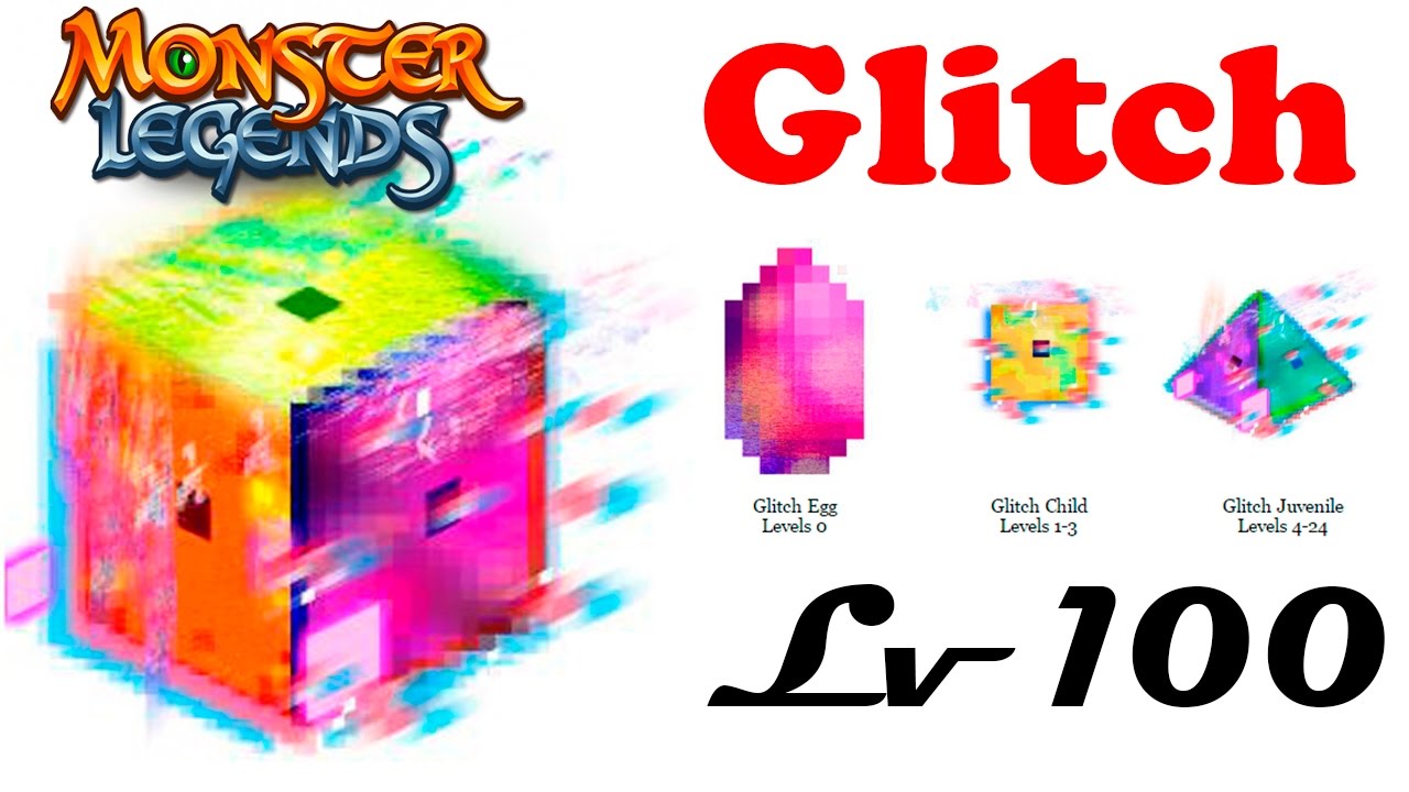 Glitch монстр на прокачку Monster Legends - YouTube