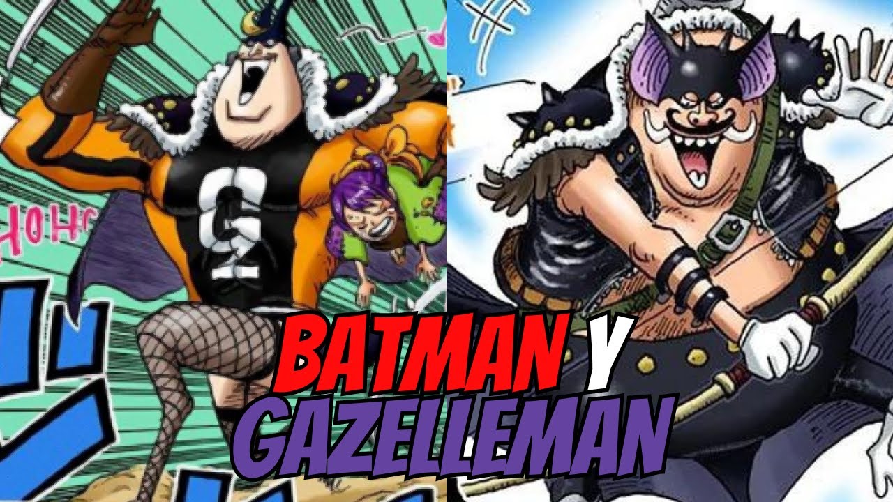 ONE PIECE: Biografía completa, GAZELLEMAN y BATMAN - YouTube