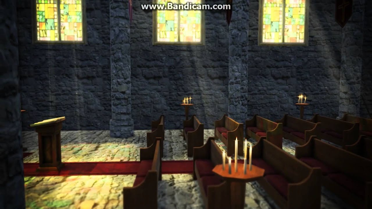 Church interior props - day demo - YouTube