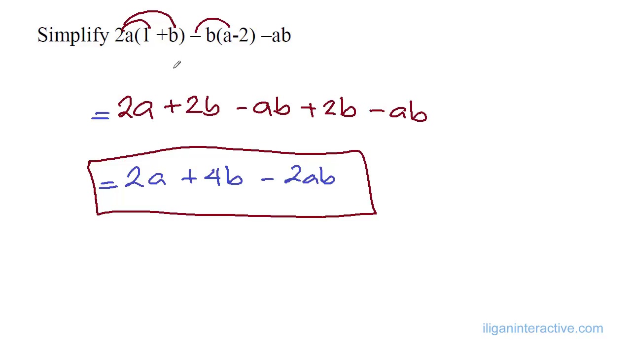 GR8 12 Simplifying expression - YouTube