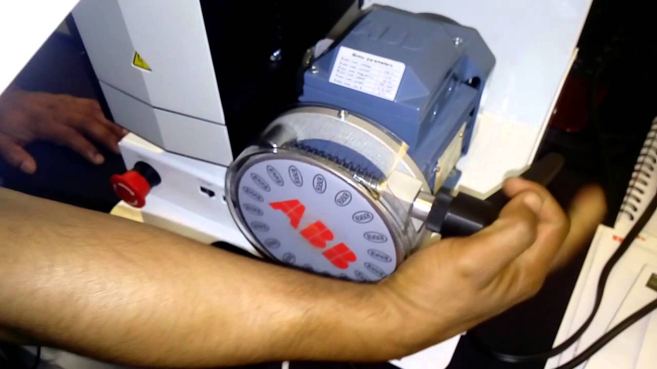 ABB ACS880 Funcionamiento Panel de Control - YouTube