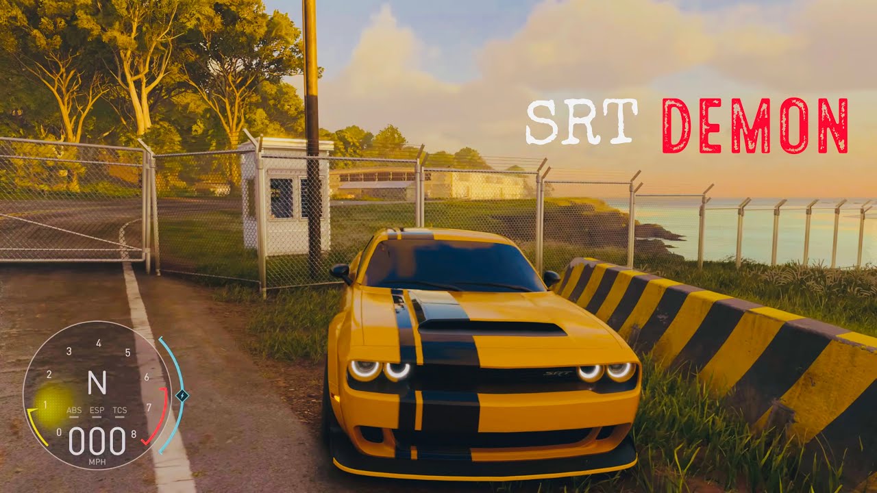 The 840HP V8 Dodge Challenger SRT Demon Ride - The Crew Motorfest ...