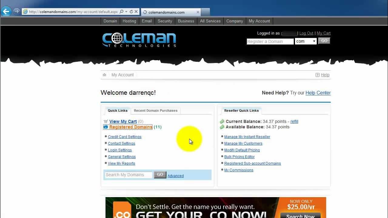 How to Point Domain Name to Third Party Web Hosting Server - YouTube