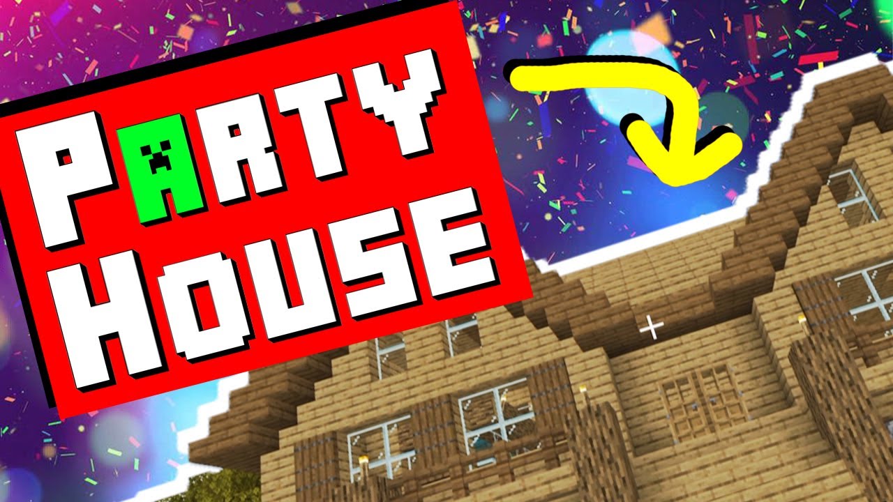 Minecraft PARTY HOUSE Tour - YouTube
