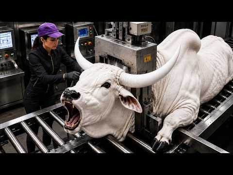 Inside the White Grey Brahman Bull Horn Factory | How Luxury Horn & Leather Men's Fashion Is Made
