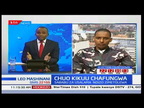 UoN student president sheds light on ongoing crisis - YouTube