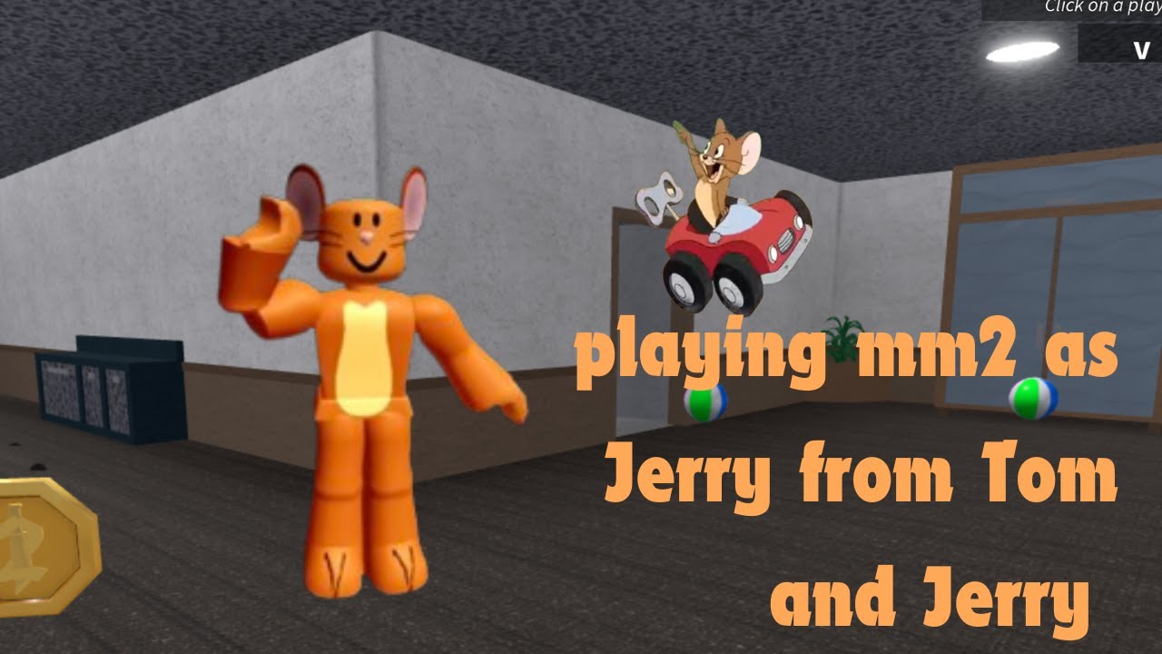 Playing mm2 as Jerry from Tom and Jerry! Ib:@void@voidmm2 - YouTube