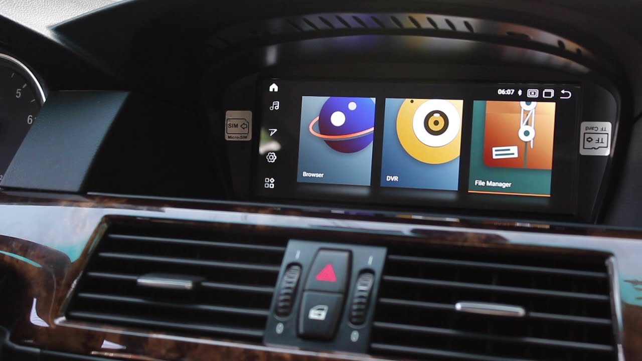 BMW Android Head Unit INSTALL part 1 - YouTube