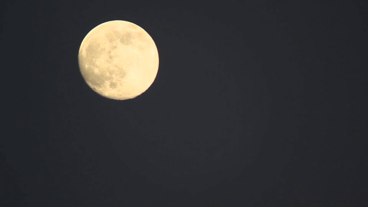 Full Moon During The Day - YouTube