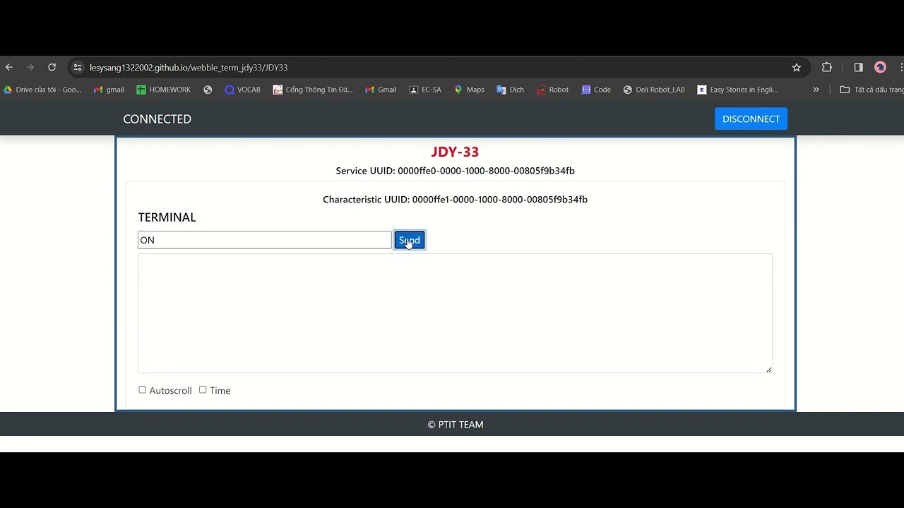 web ble terminal - YouTube