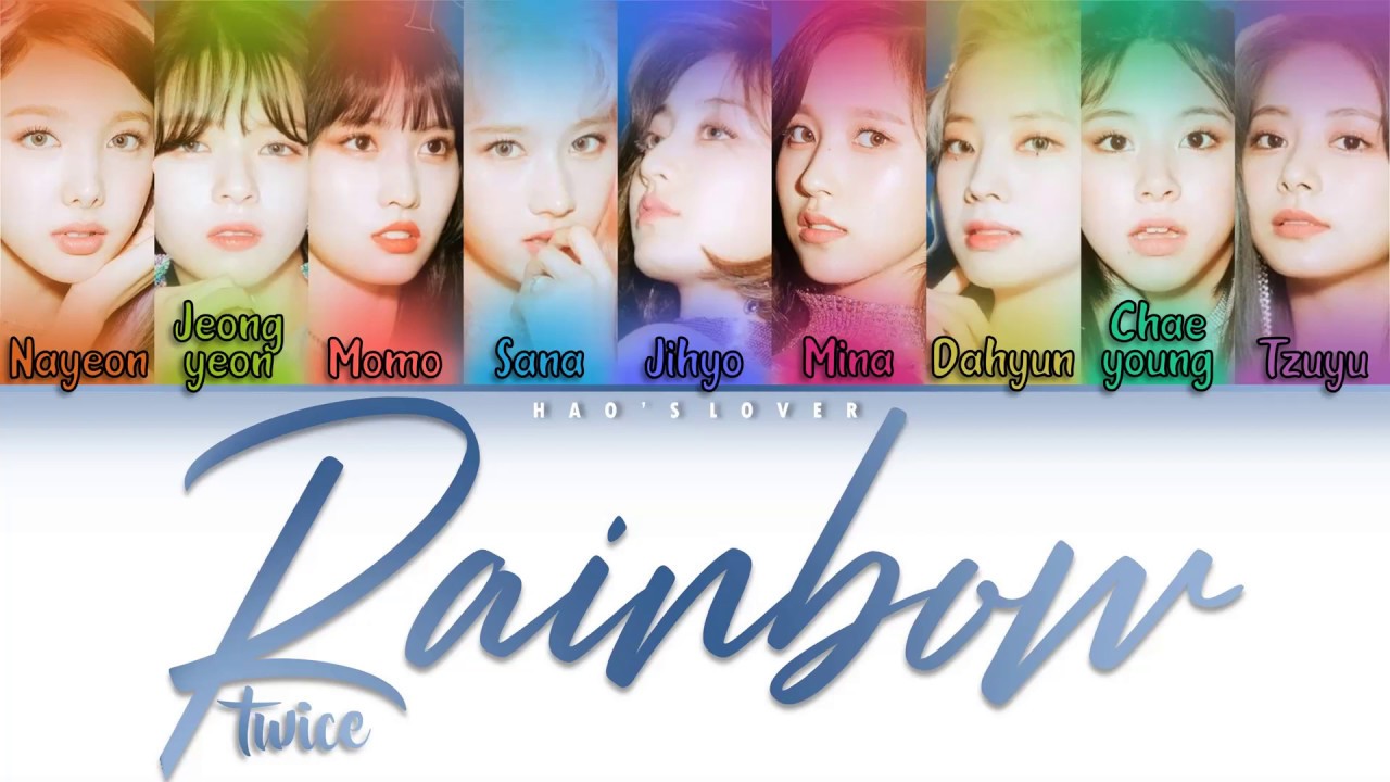 (POLSKIE NAPISY) TWICE(트와이스) - RAINBOW (Color Coded Lyrics Pl/Rom/Han ...
