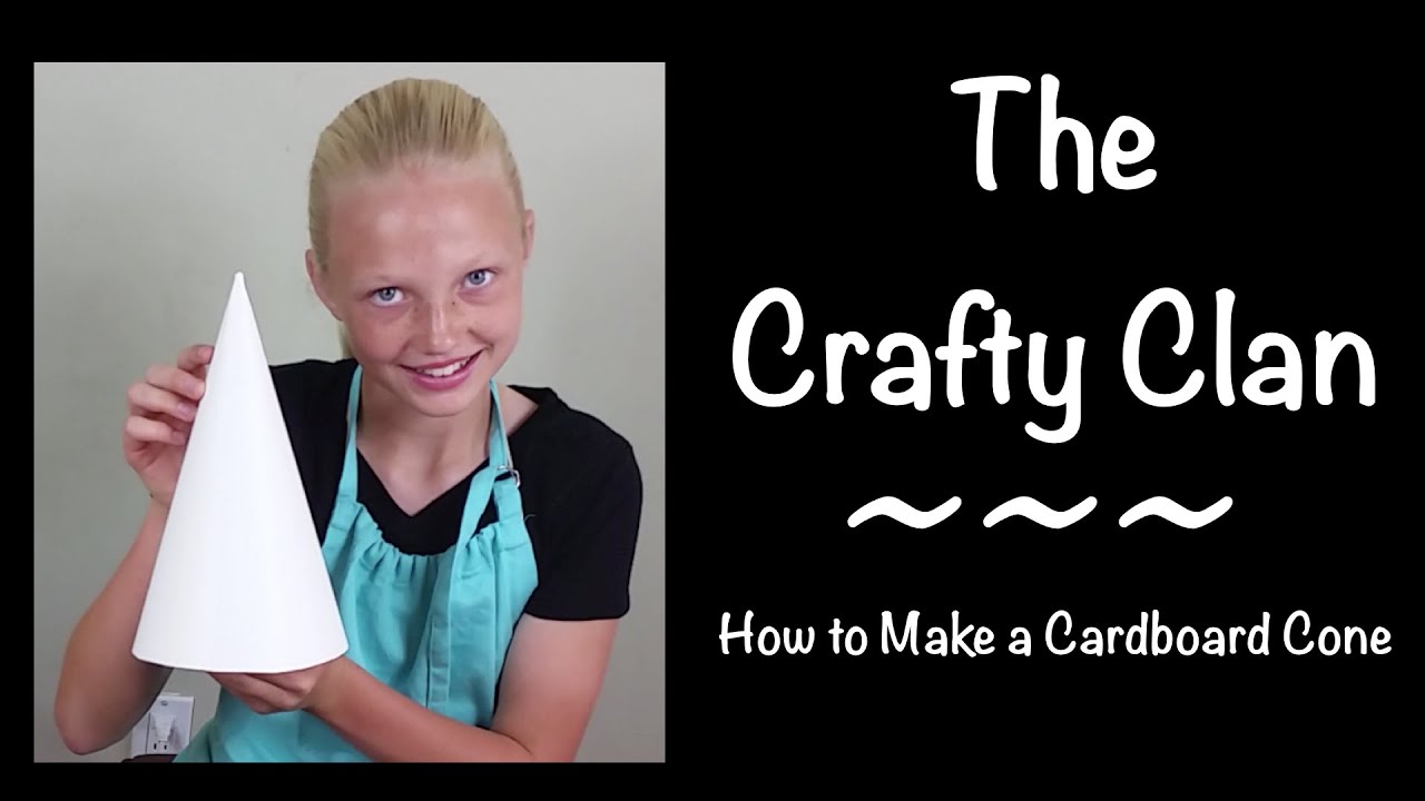 How To Make Posterboard Cones YouTube How To Make Posterboard Cones YouTube