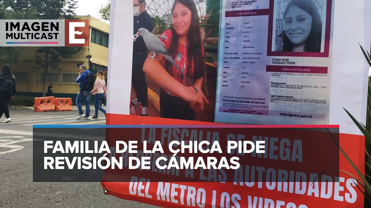 Sonia Rubí, de 15, desapareció en el Metro Mixhuca - YouTube