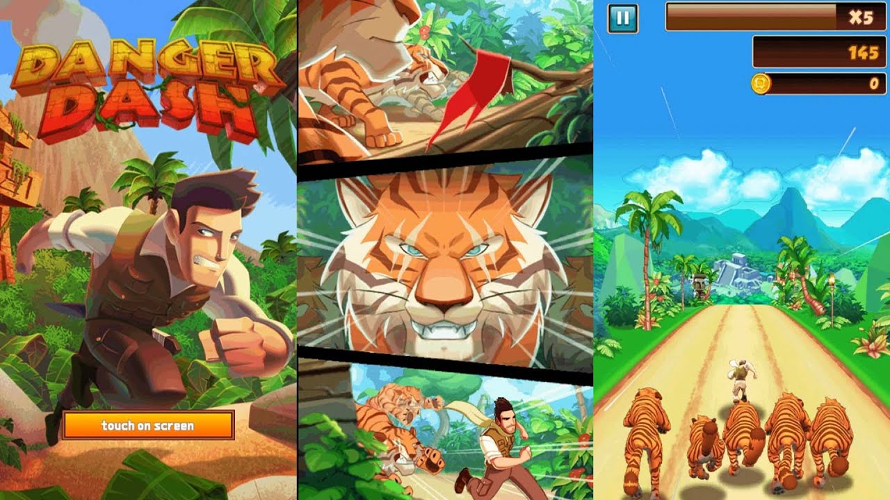 Danger Dash - 게임플레이 영상 [모바일게임] - YouTube