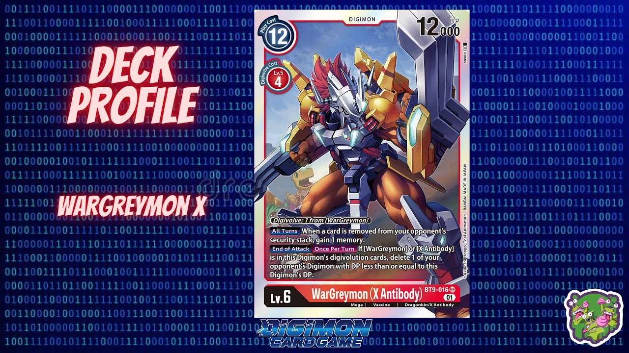 Deck profile WarGreymon X | BT9 - YouTube